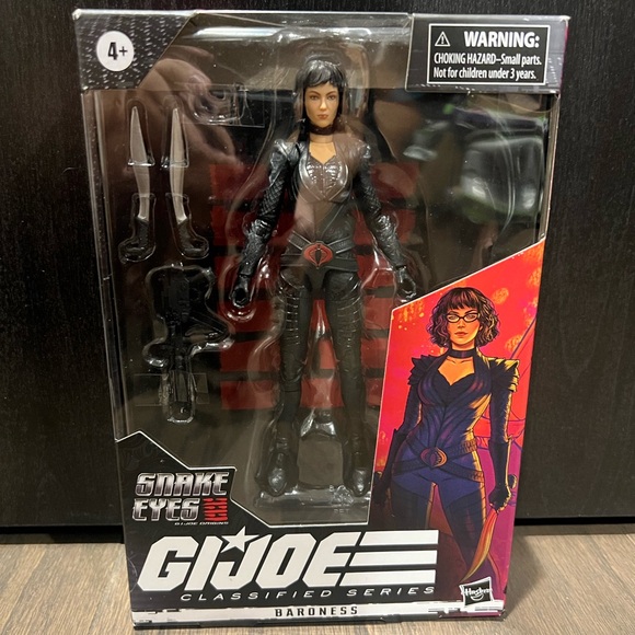 Hasbro | Toys | Gi Joe Origins Snake Eyes Classified Series Baroness ...